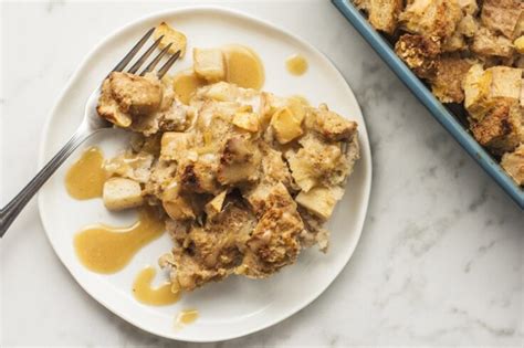 Apple Cardamom Bread Pudding