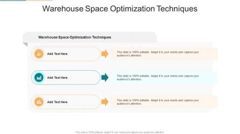 Warehouse Space Optimization Techniques Powerpoint Presentation And