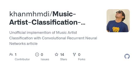 Github Khanmhmdi Music Artist Classification With Convolutional Recurrent Neural Networks