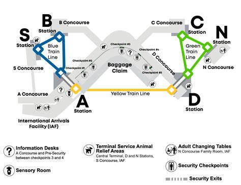 Seattletacoma International Airport Ground Transportation Map 2025