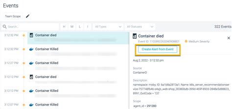 Configure Event Alerts Sysdig Docs