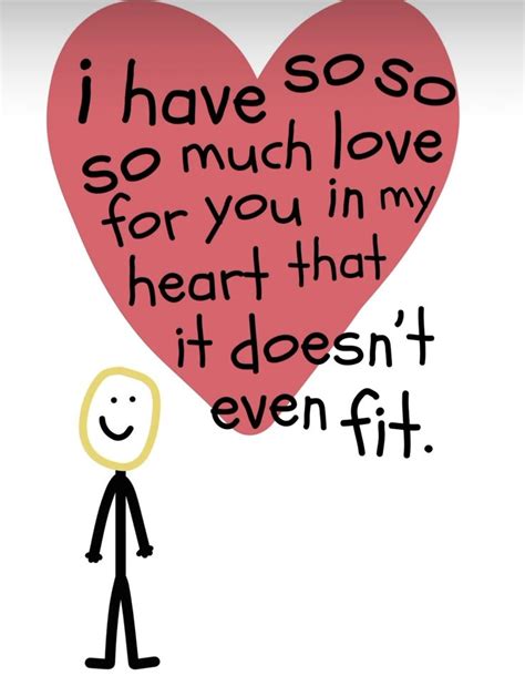 Heart Drawing With Love Quote