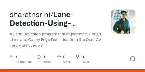 Github Sharathsrinilane Detection Using Computer Vision A Lane Detection Program That