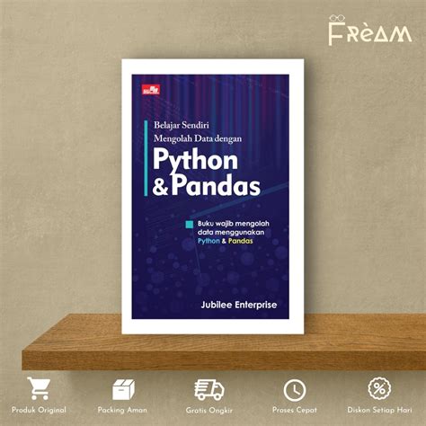 jual buku komputer belajar sendiri mengolah data dengan python dan pandas by jubilee enterprise
