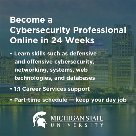 Msu Boot Camps On Linkedin Michigan State University Cybersecurity