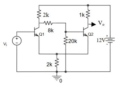 Solved 8 2 The Transistors In The Figure Are Identical Chegg Com