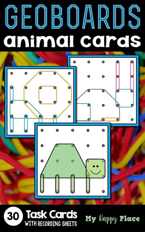 Geoboard Patterns Free Printable