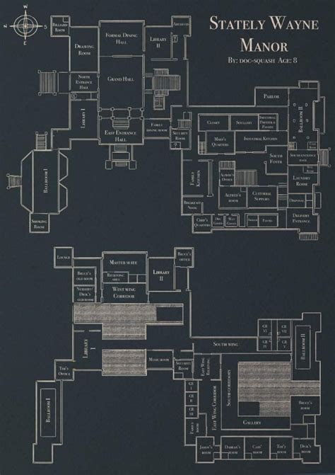Wayne Manor Floor Plan Wayne Manor Layout Arkham Asylum Floor Plan