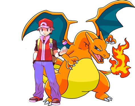 Red And Charizard By Mattplaysvg On Deviantart