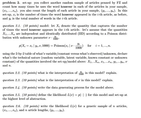 video solution problem 2 set up you collect another random sample of