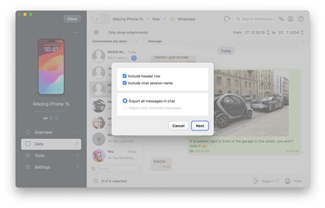 Export Whatsapp Chats And Attachments From Iphone To Your Computer In Pdf Excel Csv And Rsmf