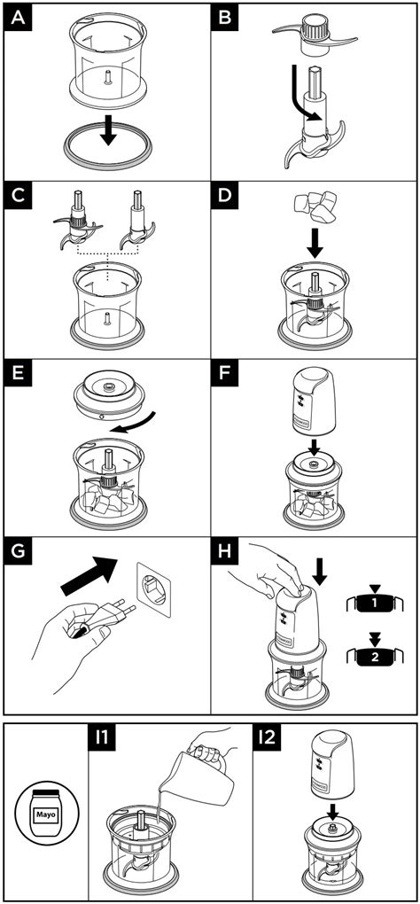 Kenwood Chp61 Easychop Mini Chopper Instructions