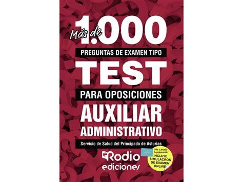 Livro Más De 1000 Preguntas De Examen Tipo Test Para Oposiciones