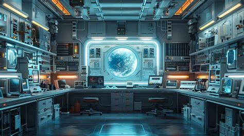 Premium Photo Draw A Picture Of A Future Research Facility Generative Ai