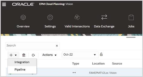Load Data From Oracle Enterprise Planning And Budgeting Cloud Service Epbcs Into Oracle Fusion