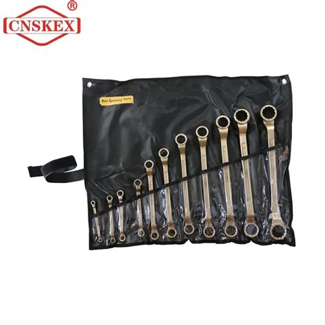 Non Sparking Offset Double Ring End Wrench