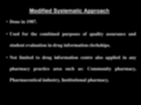 Solution Modified Systemic Approach To Answering Questions Studypool