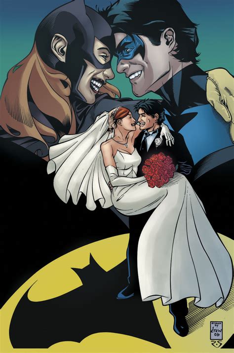 Batgirl ~ Nightwing Wedding Commission By Ray Snyder On Deviantart