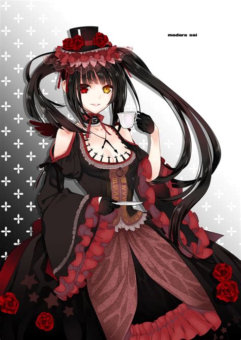 Tokisaki Kurumi Date A Live Drawn By Madarasai Danbooru
