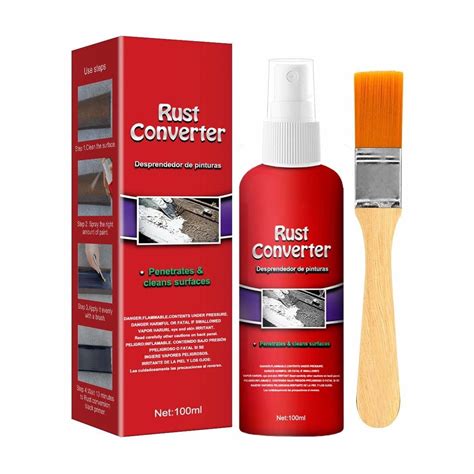 Chassis Rust Converter Spray Rust Remover And Inhibitor Converts Rust To Protective Coating