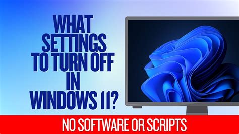 What Settings To Turn Off In Windows 11 Iphone Wired