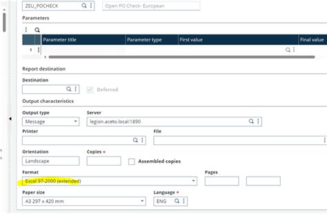 Sending Excel Format Report Thru Workflow General Discussion Sage