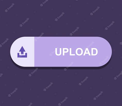 Premium Vector Upload Button