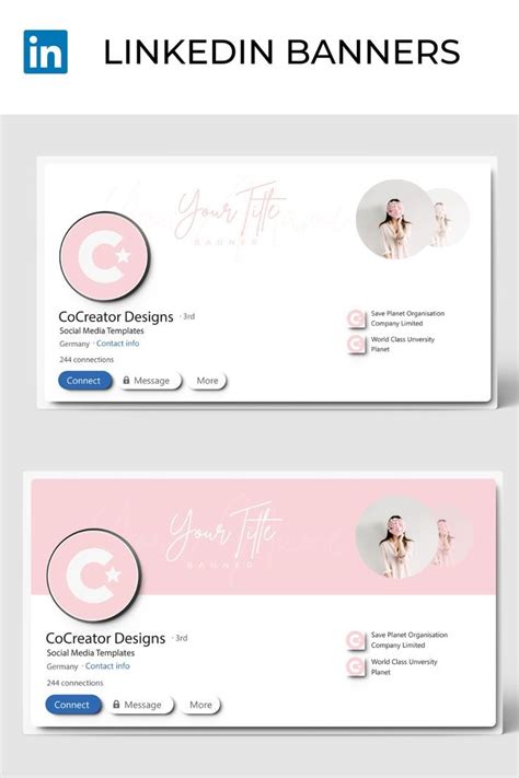 Personal Branding Professional Banner Linkedin Header Linkedin Background Linkedin Profile