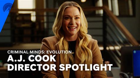 Watch Criminal Minds Director Spotlight A J Cook Paramount