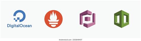 Prometheus Monitoring System Digitalocean Aws Cognito Stock Vector Royalty Free 2310640437