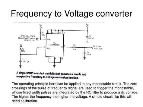 Ppt Frequency To Voltage Converter And Voltage To Frequency Converter