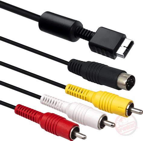 Playstation S Video Av Cable Generic Ps1 Ps2 Ps3 New Buy From Pwned Games With