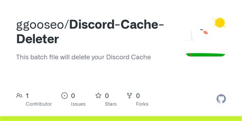 GitHub Ggooseo Discord Cache Deleter This Batch File Will Delete Your Discord Cache