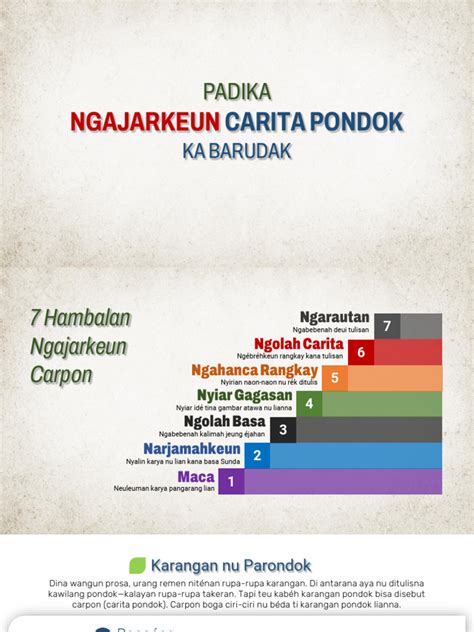 Ppt Padika Ngajarkeun Carpon Ka Barudak Pdf
