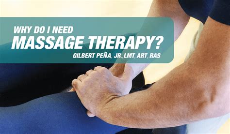 Why Do I Need Massage Therapy One On One Physical Therapy