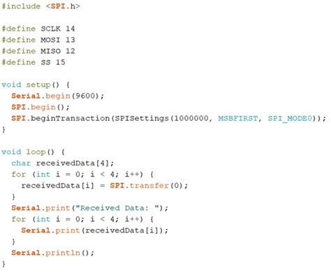 Spi Master And Slave Esp8266 Help Rembedded