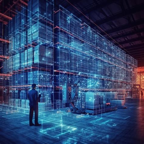 Premium Ai Image Supply Chain Management Iot