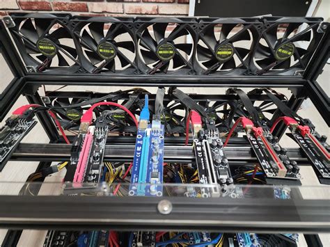 Mining Rig Card Set Up NO GPU Computers Tech Parts Accessories Other Accessories On