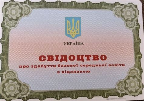 Документи про освіту Ліцей ТЕОРЕМА