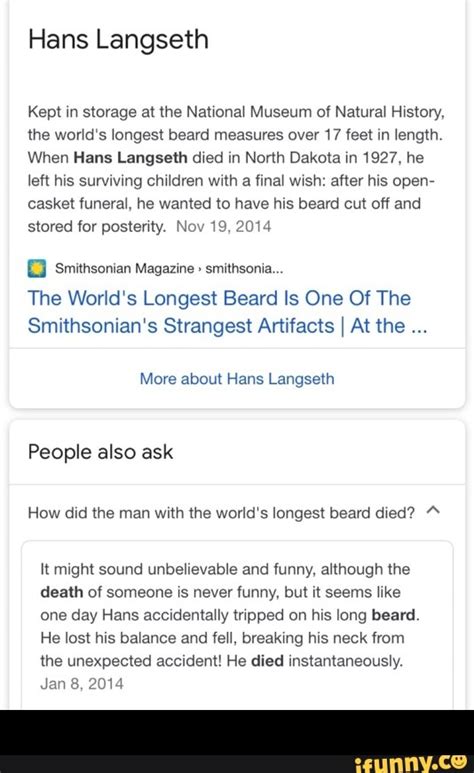 Hans Langseth Smithsonian