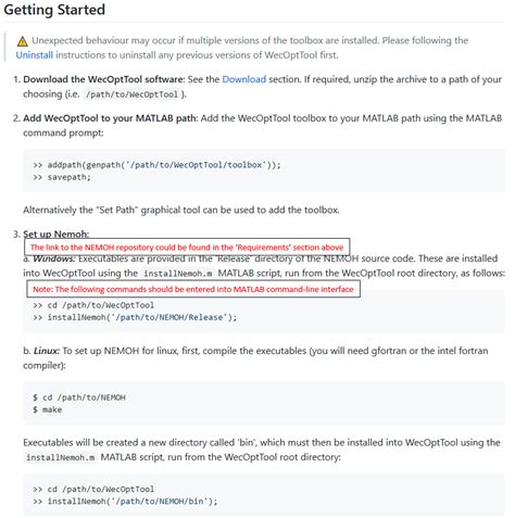 Minor Improvements To Getting Started Section Of The Documentation