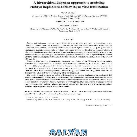 خرید و قیمت دانلود کتاب A Hierarchical Bayesian Approach To Modeling