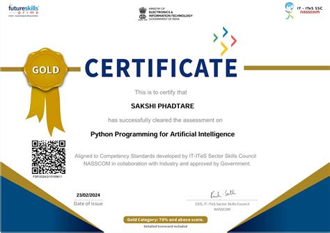 Sakshi Phadtare On Linkedin Python Artificialintelligence Nasscom