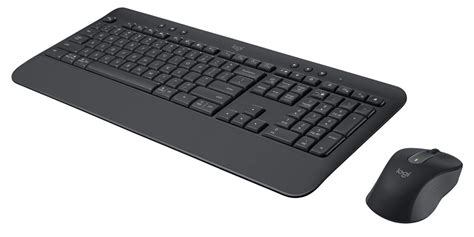 Keyboard Logitech Wireless Desktop Mk W Mouse Black