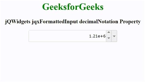 Jqwidgets Jqxformattedinput Decimalnotation 属性 码农参考