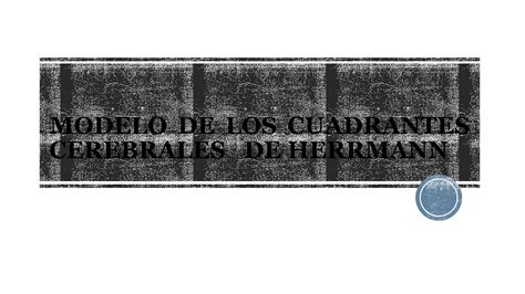 Modelos De Los Cuadrantes Cerebrales De Herrmannpptx