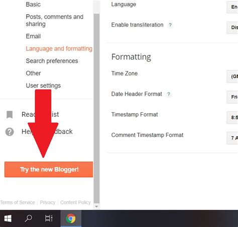 Interface Baru Blogger