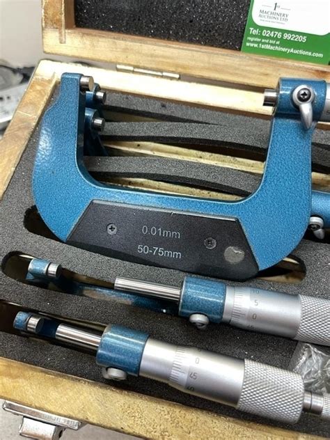 Outside Micrometer Set 1st Machinery