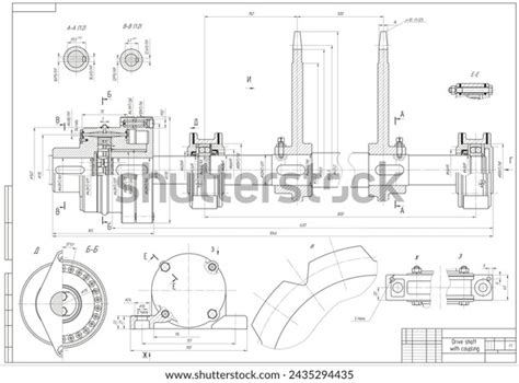 Drive Shaft Drawing Over 119 Royalty Free Licensable Stock Vectors