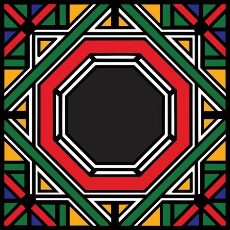 Ndebele Art Template 2025